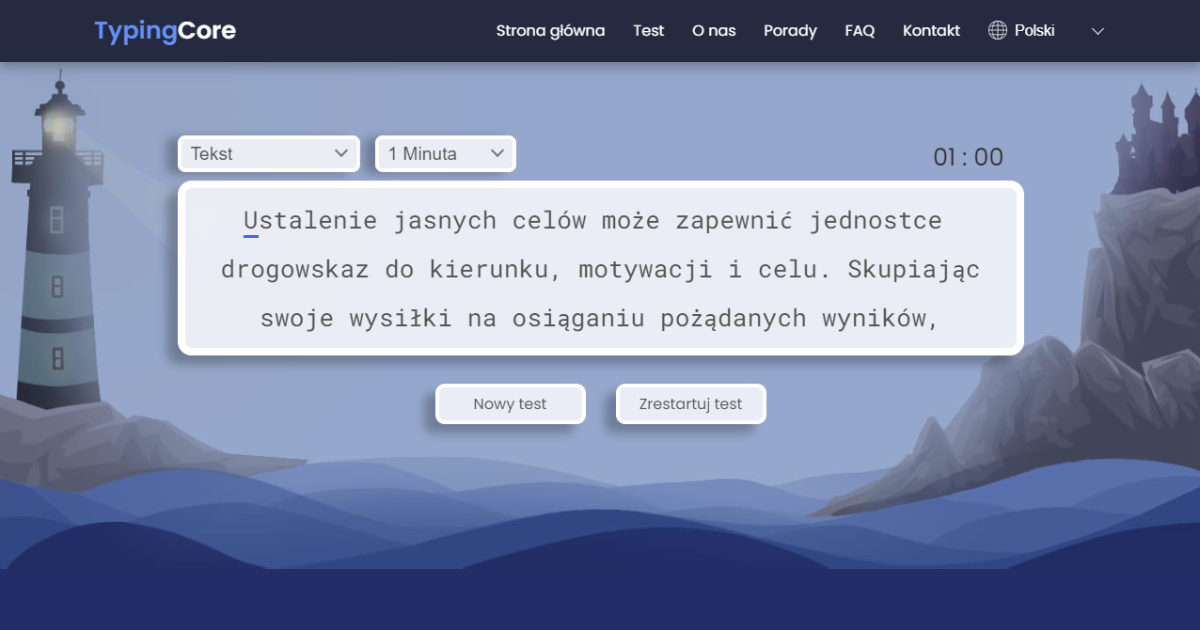 Test Pisania Na Klawiaturze Online Za Darmo I Porady - Typing Core